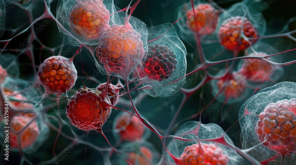 Explore the microscopic world of fungi, where cells form a sprawling ...