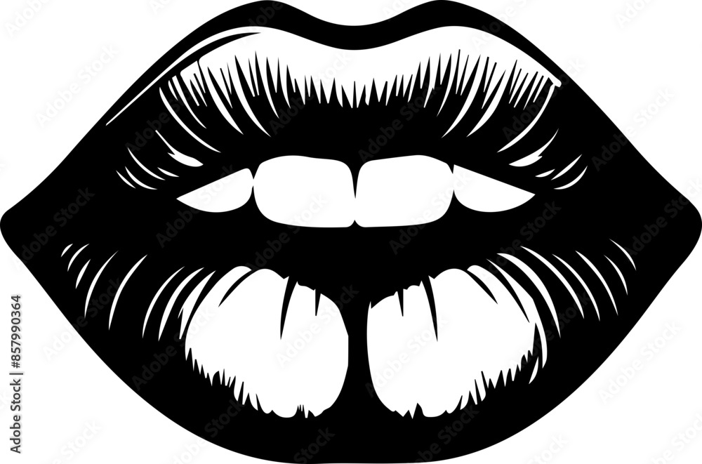 Lips mouth vector transparent background PNG clipart Stock Vector ...