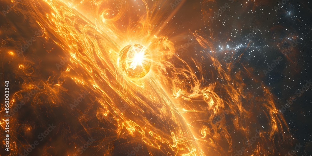 Breathtaking Cosmic Phenomena Solar Storms, Celestial Bodies, and ...