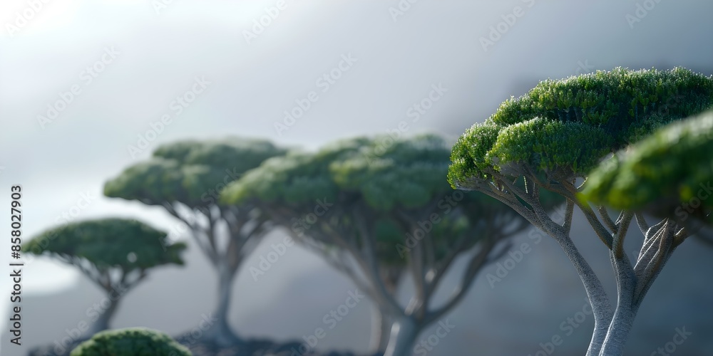Capturing the Unique Dragon Trees of Socotra Islands with Umbrella-Like ...