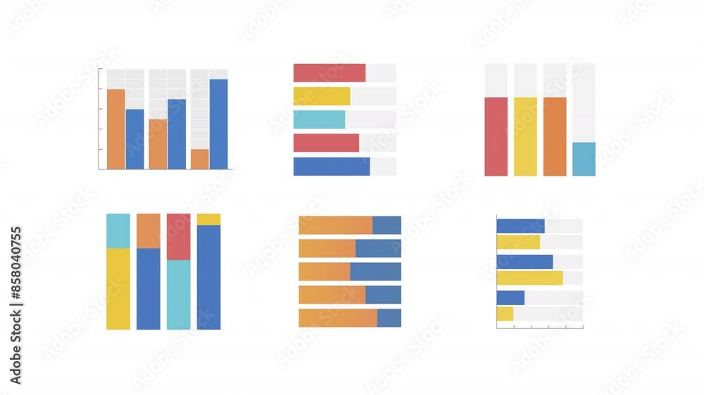 Animated Clustered Bar Charts Mirror Data Diagrams Animation Library Moving Columns