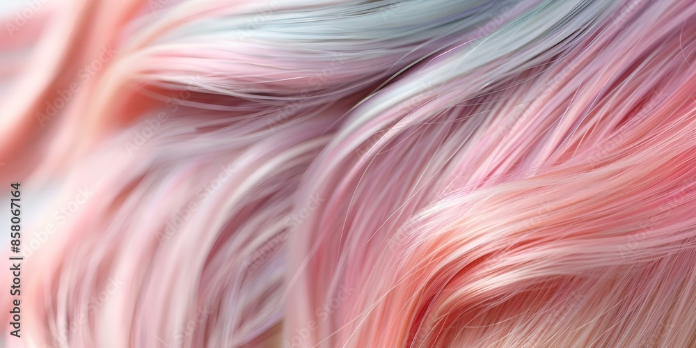 Specialized tools used in hair coloring technique to achieve gradient ...
