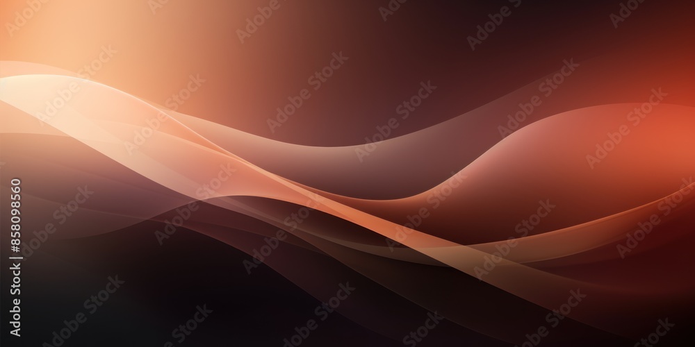 Abstract background of faint shades gradients on dark background ...
