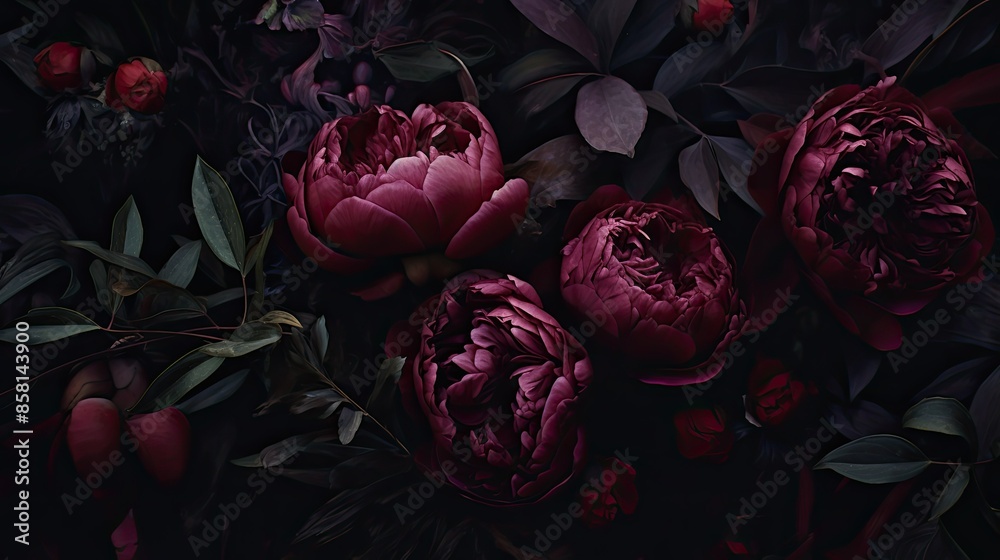 dark purple and burgundy color palette Stock Illustration | Adobe Stock