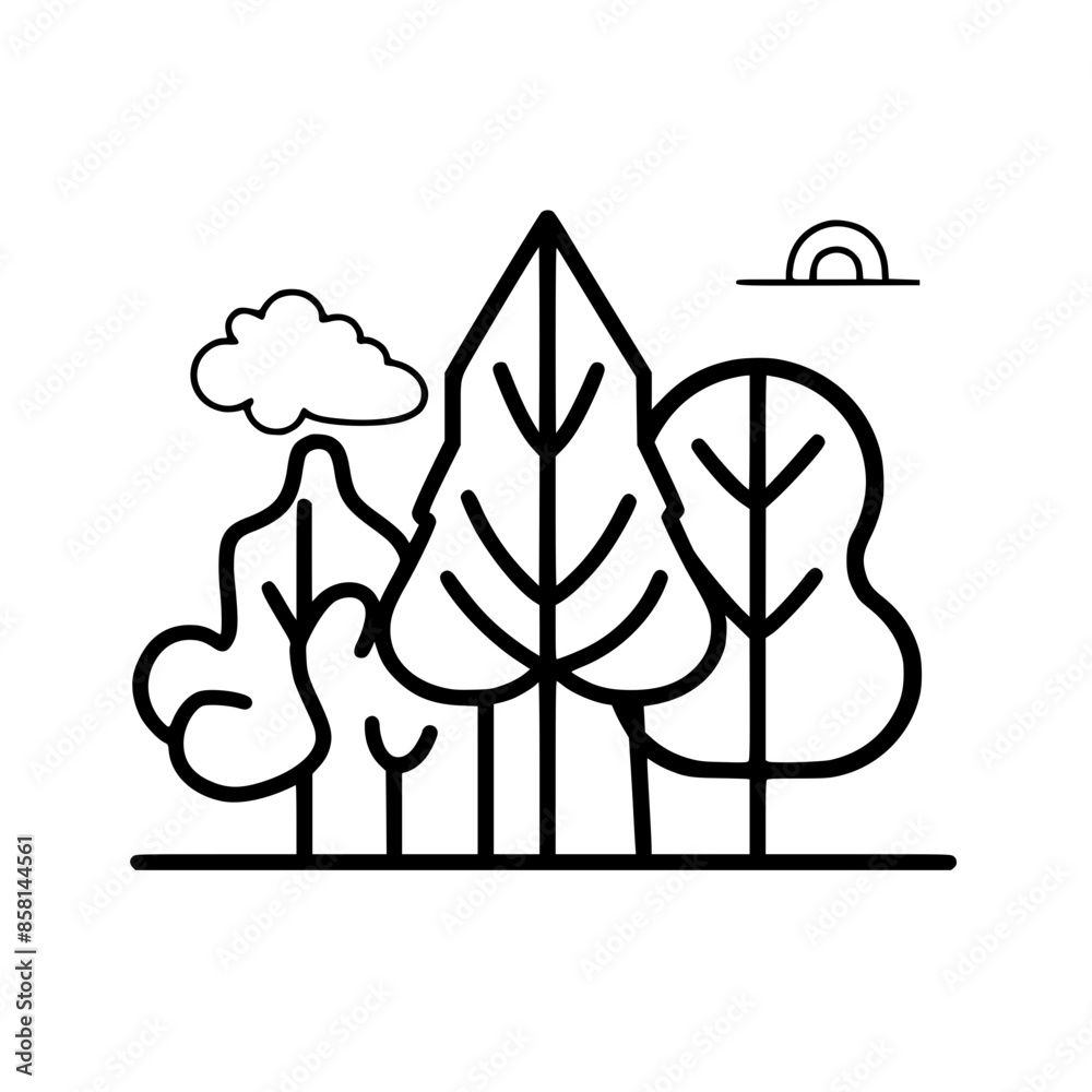 Tree Icon, Forest Icon, Christmas Tree icon, Tree SVG, Tree ...