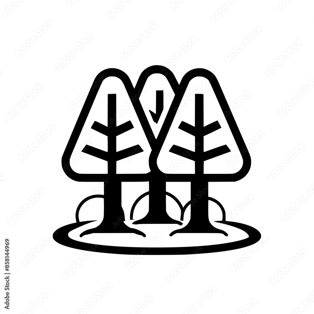 Tree Icon Forest Icon Christmas Tree Icon Tree Svg Tree