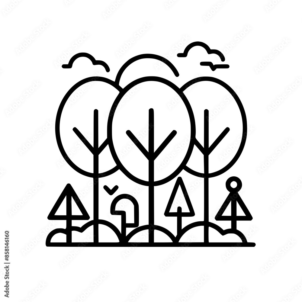 Tree Icon, Forest Icon, Christmas Tree icon, Tree SVG, Tree ...
