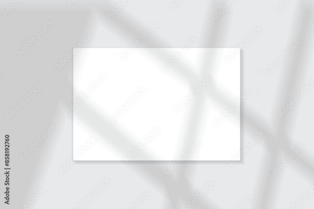 Window frame shadow design element, Posters with shadow overlay image ...