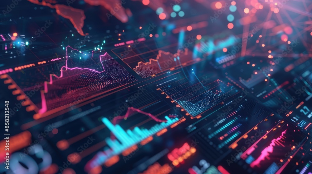 Design a 3D visual backdrop for the homepage to provide a stunning ...