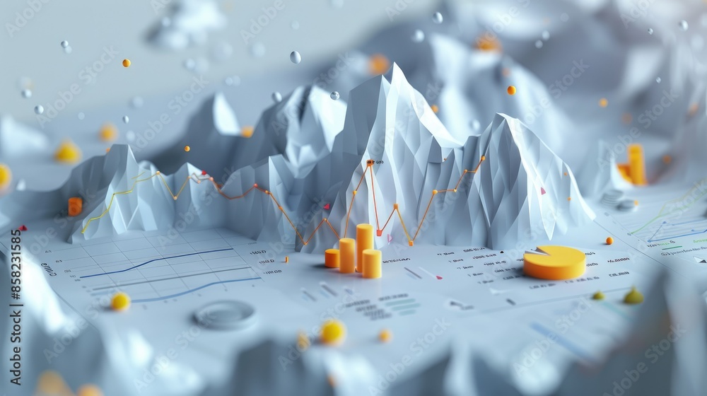 Develop a visually stunning 3D background for a homepage that showcases ...