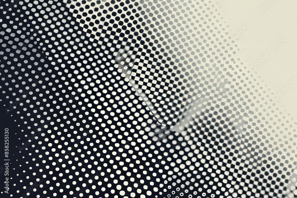 Halftone gradient with faded grit texture. White and black sand noise ...