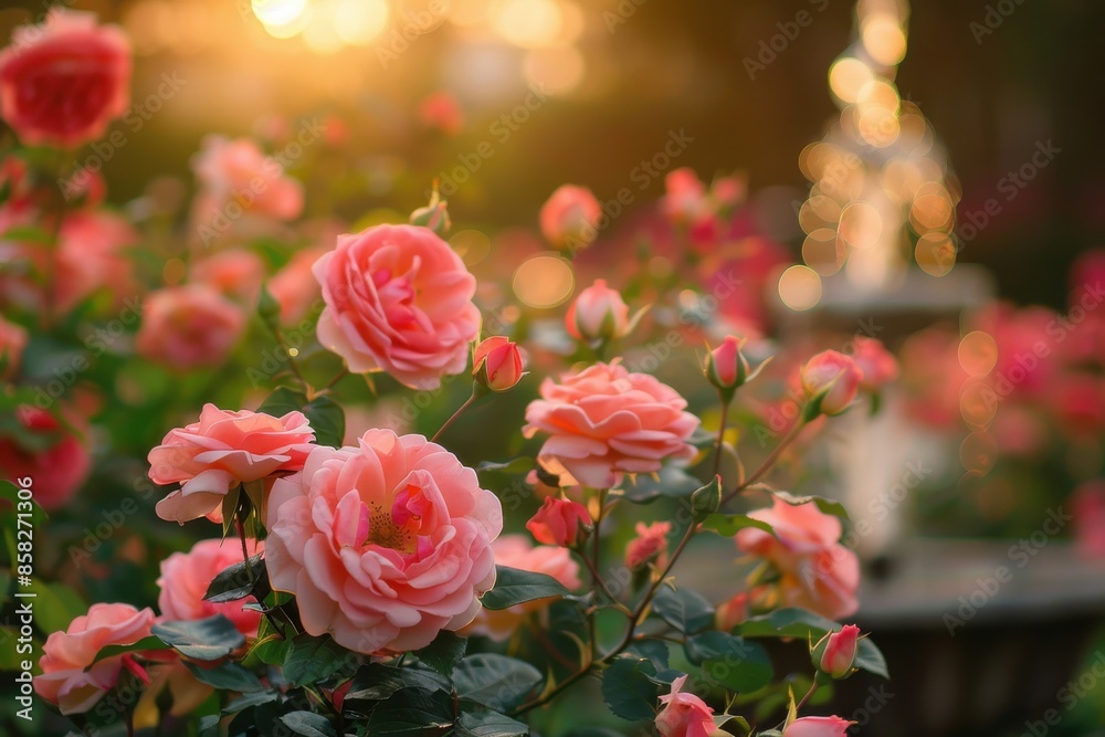 Beautiful rose garden desktop wallpaper and backgrounds for your device ...