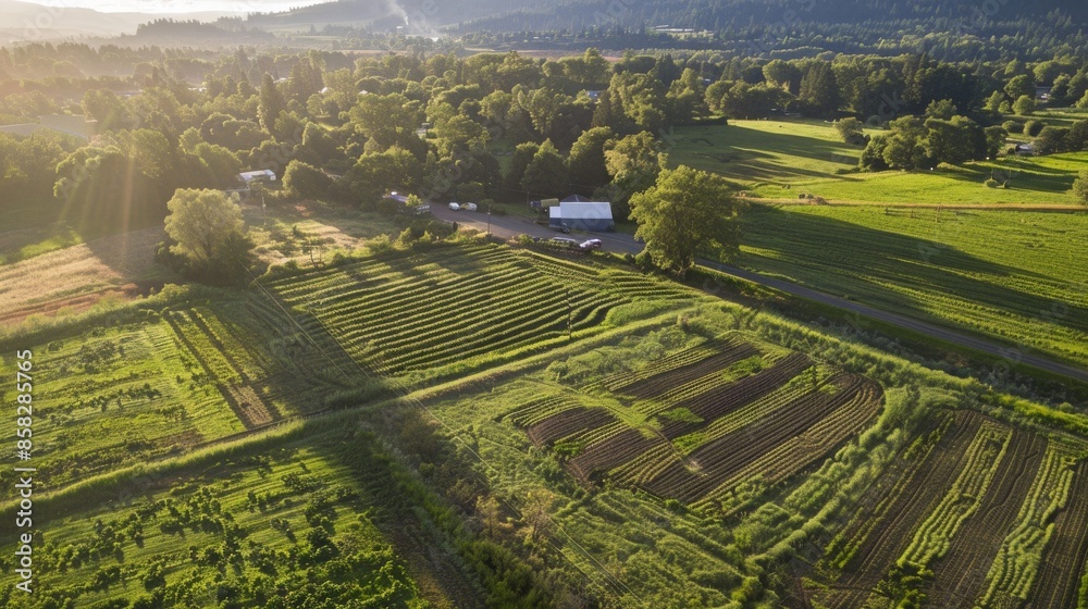 regenerative agriculture farm implementing holistic land management ...