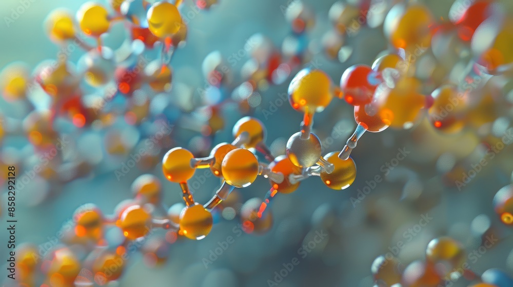 A visualization of the molecular structure of table salt (sodium ...