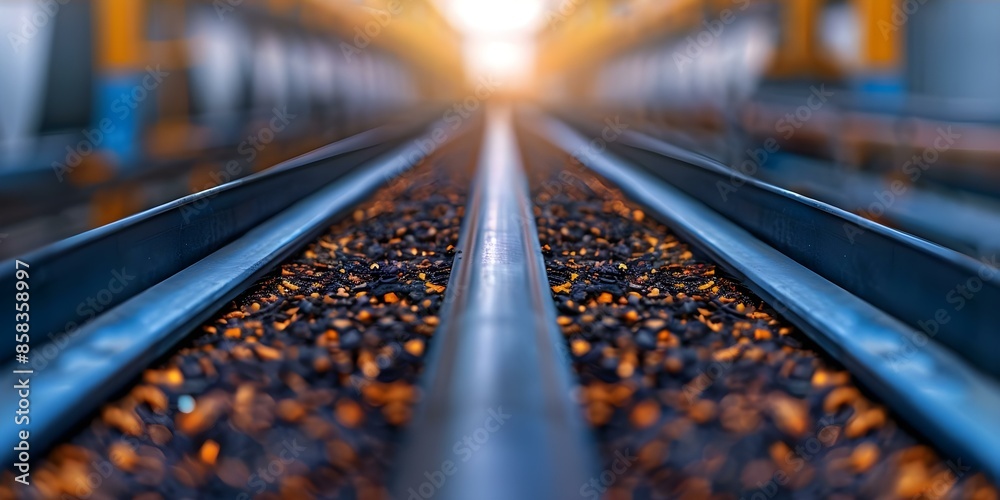 Processing biomass on conveyor belt for biochar production in pyrolysis ...