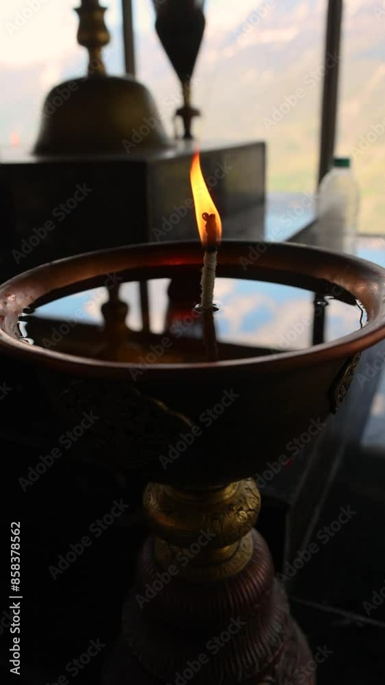 Butter lamps or butterlamps are a common feature of Tibetan Buddhist ...
