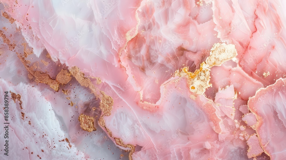 luxurious pink marble and rose gold background elegant texture for ...