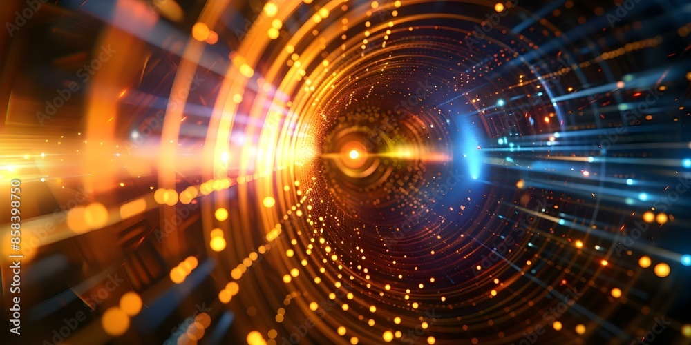 Visualizing lattice QCD calculations shows particle structure at varying energy scales. Concept ...
