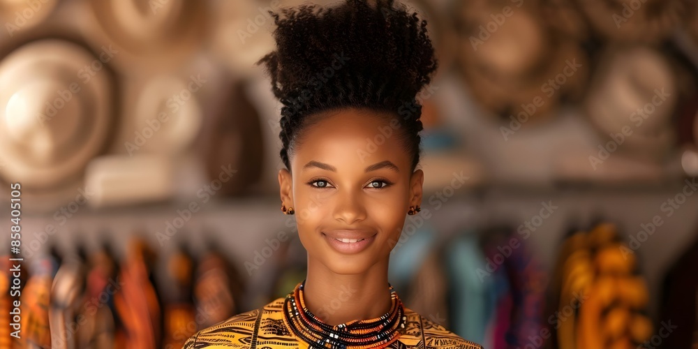 African American Woman Infuses Modern Designs with Traditional African ...