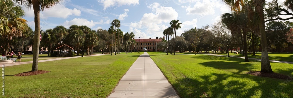 university school campus in florida Stock Photo | Adobe Stock
