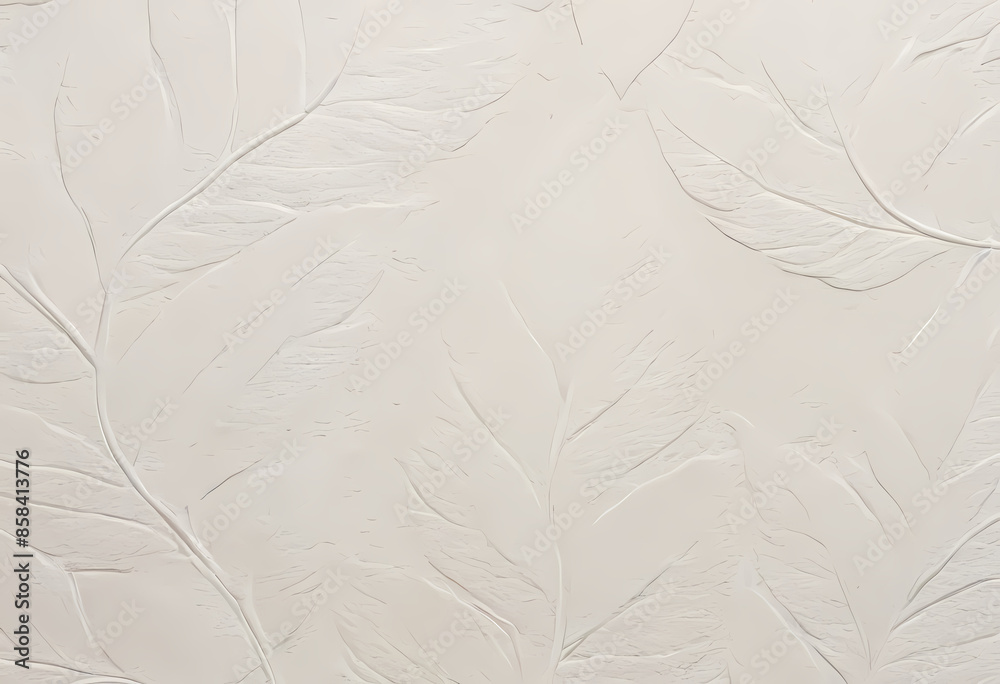 Styrofoam polystyrene ceiling tile texture with floral pattern. leaves ...