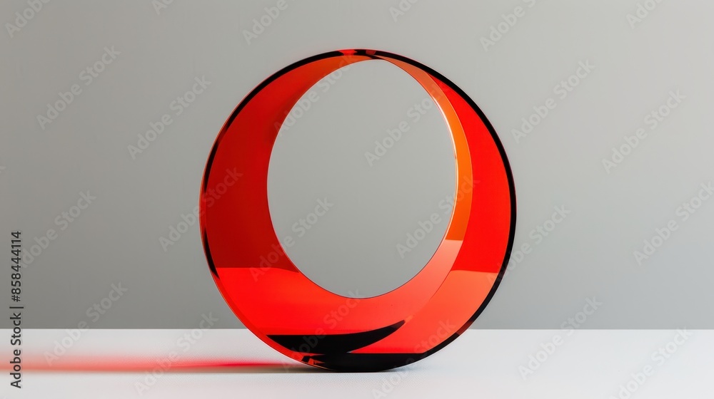 vibrant coral red mirror with high-gloss texture from polyhaven and ...