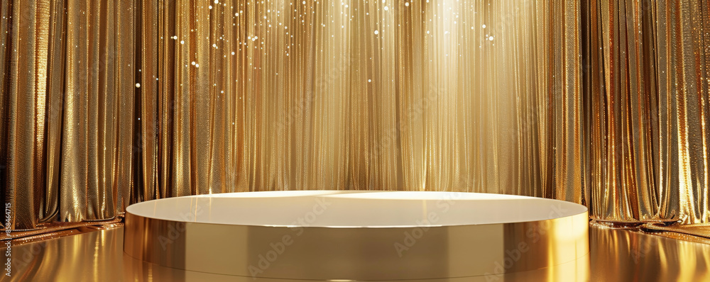 Winner award podium background featuring a minimalist white podium with ...