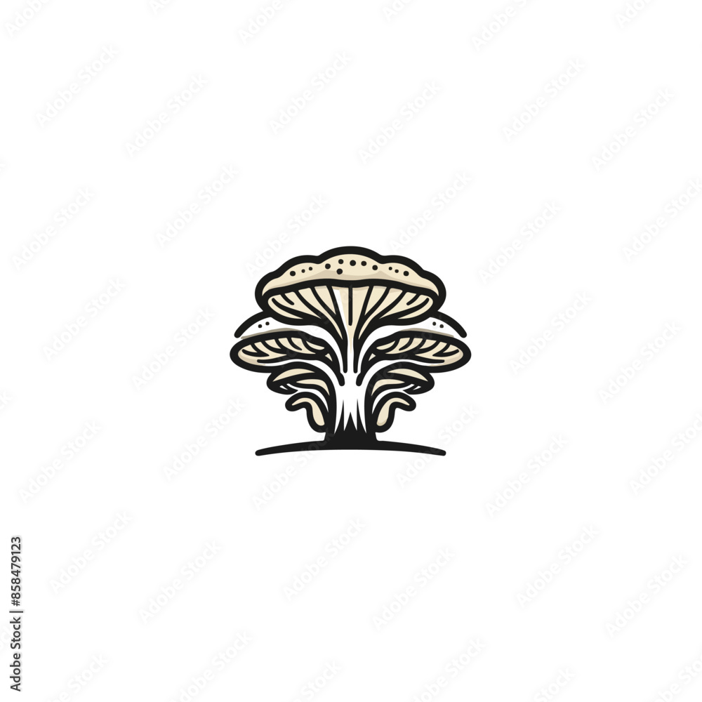 Mushroom Logo Vector , Mushroom silhouette, mushroom farm logo vintage ...