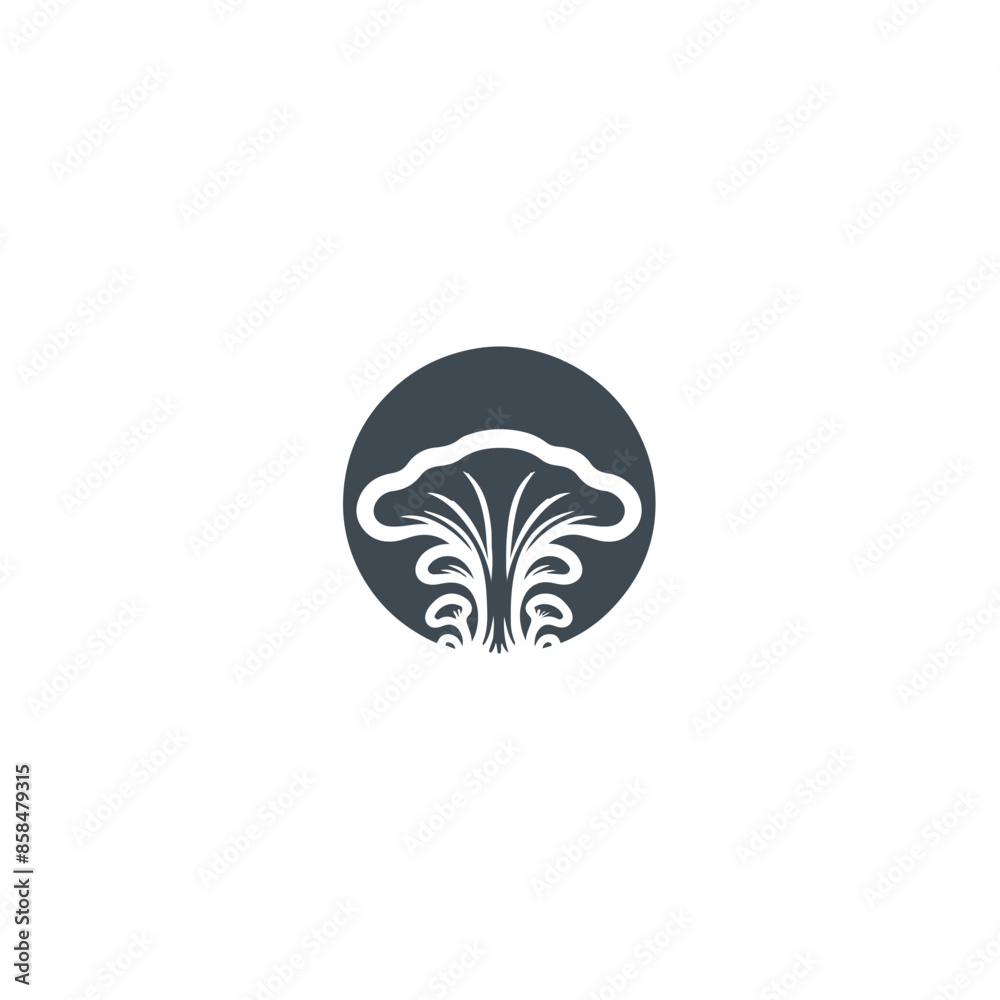 Mushroom Logo Vector , Mushroom silhouette, mushroom farm logo vintage ...