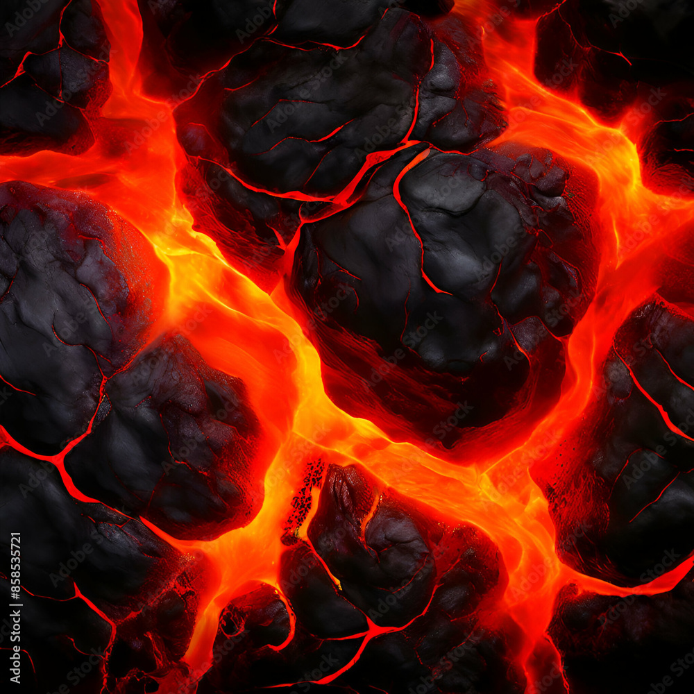 Lava texture fire background rock volcano magma molten hell hot flow ...