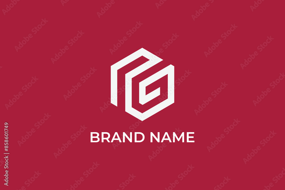 initial letter G 3d iconic abstract vector, letter G building icon real ...