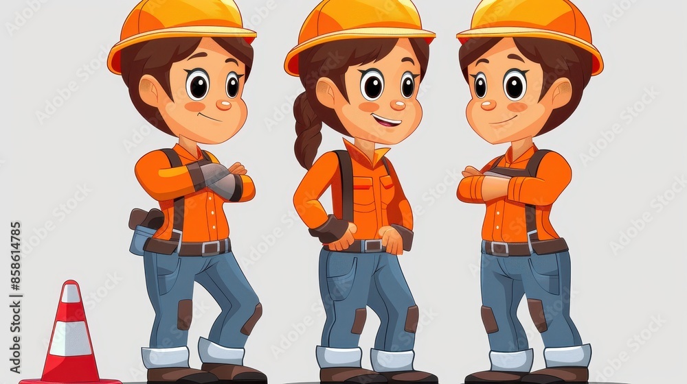 This image portrays three female cartoon characters dressed as ...