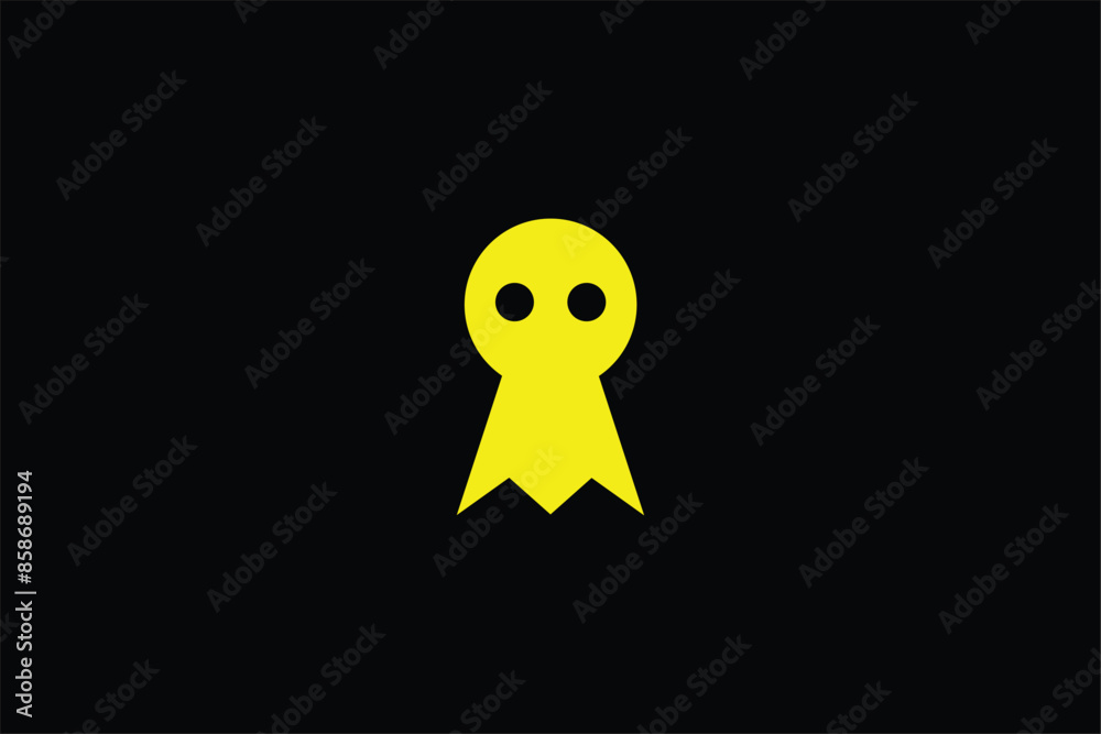 lock and key logo, keyhole logo, lock logo abstract, spirit logo, ghost ...