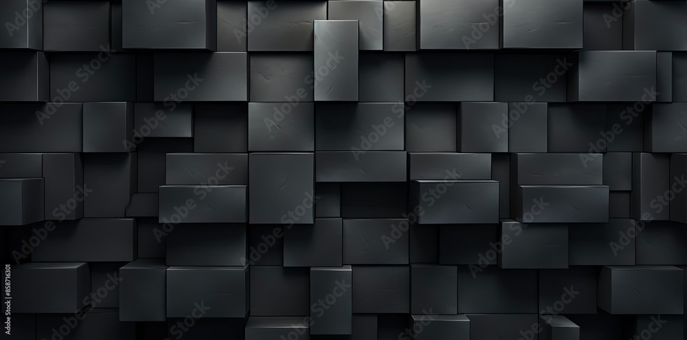 background black square tiles on the wall a row of black square tiles ...