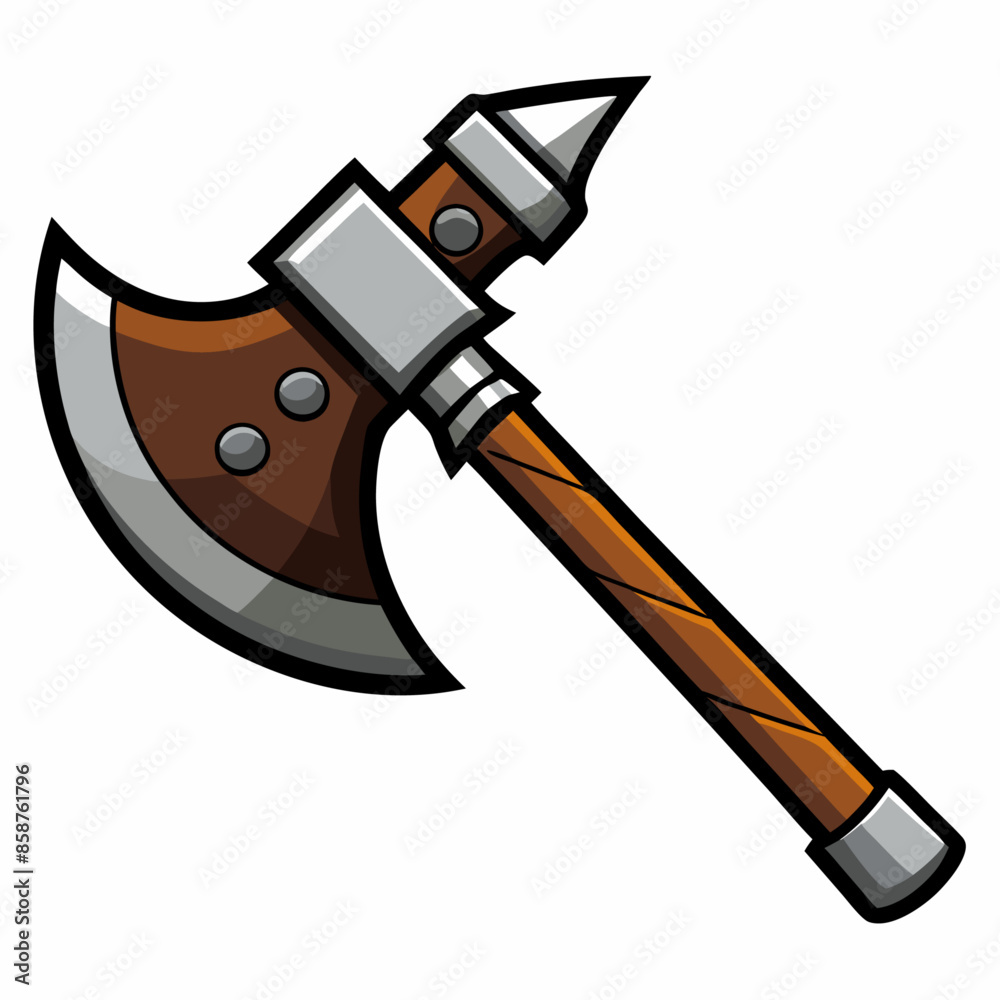 Axe clipart cartoon Illustration drawing Stock Vector | Adobe Stock
