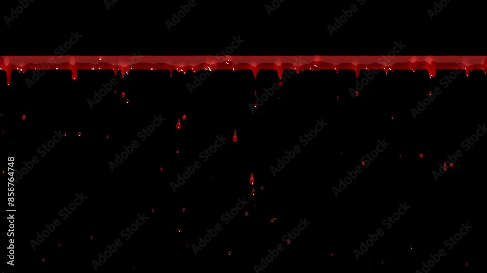 Blood drip set. Drop blood isloated white background. Happy Halloween ...