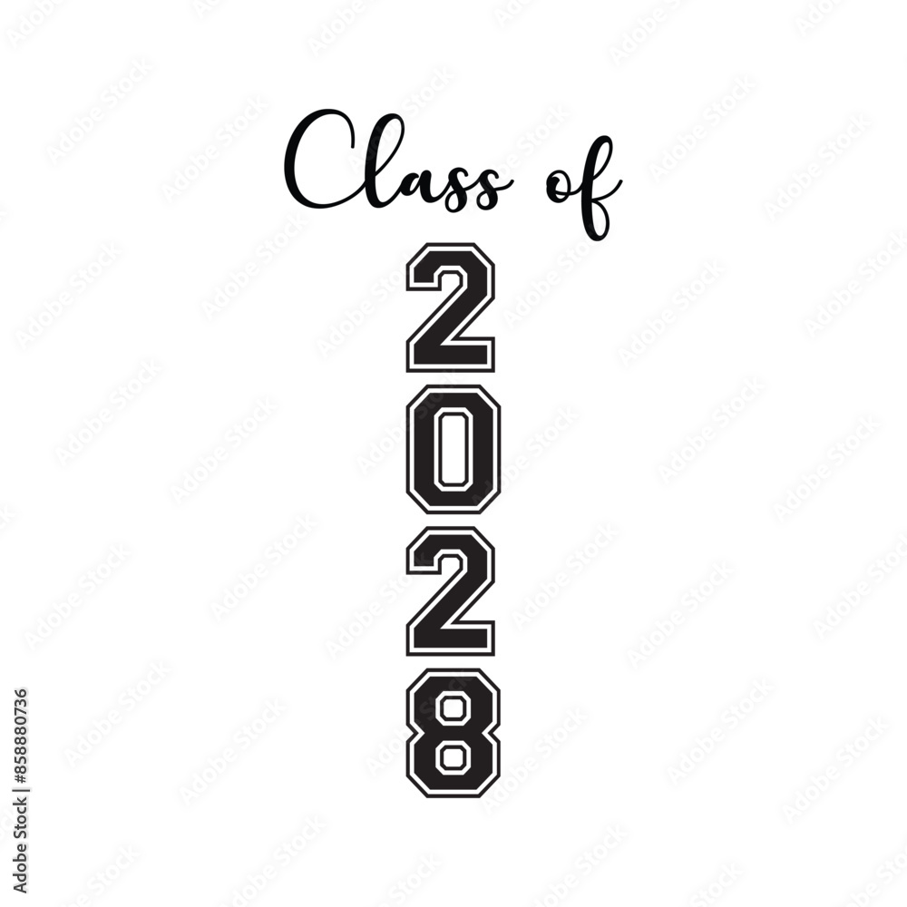 Class of 2028 design, College t-shirt design printable text vector ...
