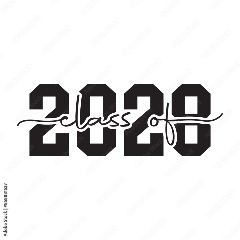 Class of 2028 design, College t-shirt design printable text vector ...