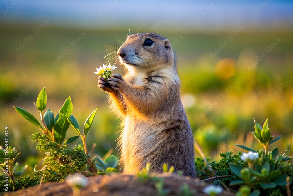Prairie Dogs Are Rodents That Live In Burrows In The Ground. They Are ...