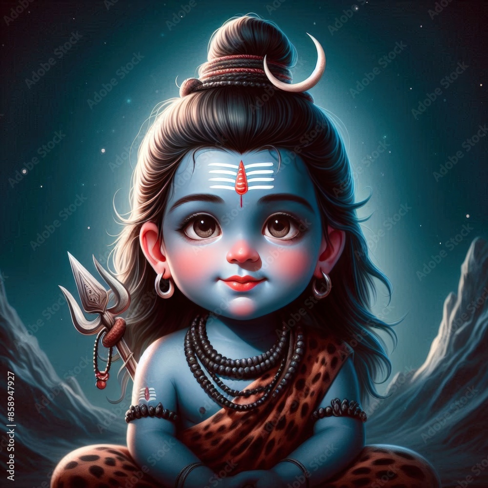 Maha Shivratri, a Hindu festival celebrated of Shiva Lord, Baby Shiva ...