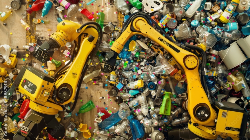 AI-powered autonomous waste management system employing robotic arms ... AI-powered autonomous waste management system employing robotic arms ...