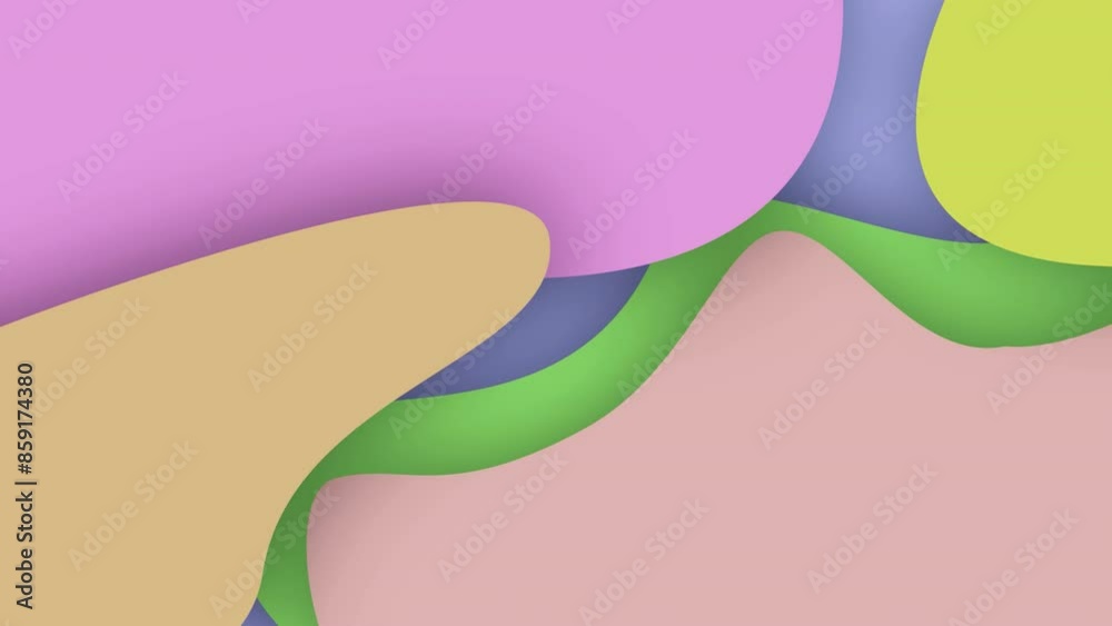 Simple classic transition wave slide animation looping background ...