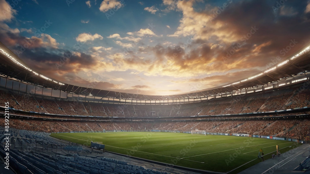 Football Stadium Background 4k Stock Photo | Adobe Stock