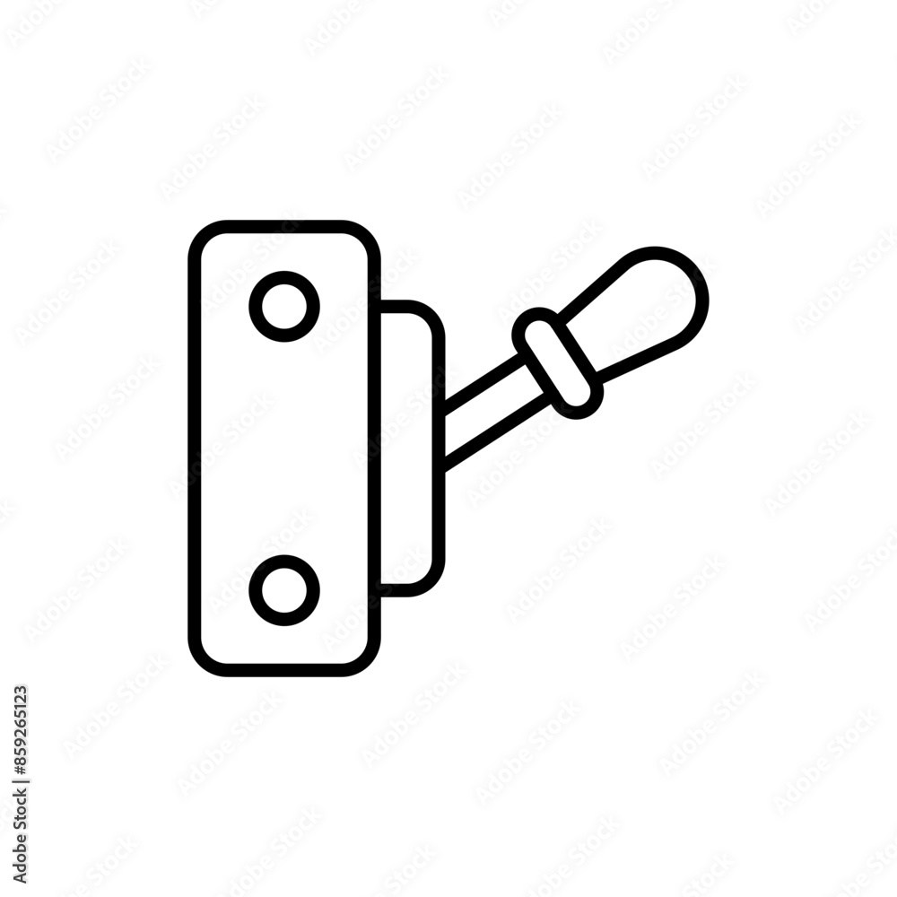 Switch outline icons, minimalist vector illustration ,simple ...