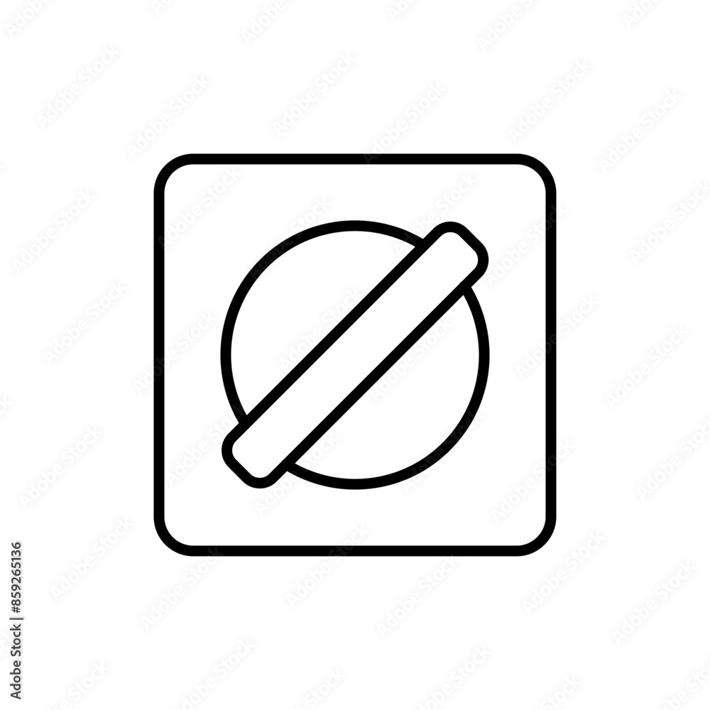Switch outline icons, minimalist vector illustration ,simple ...