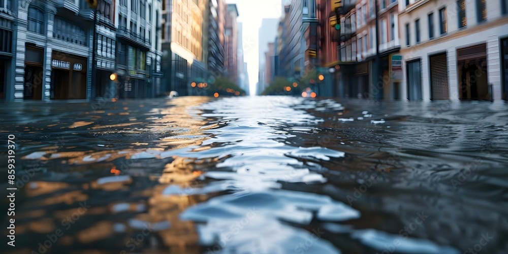 Devastation and Chaos City Streets Flooded After Massive Natural ...