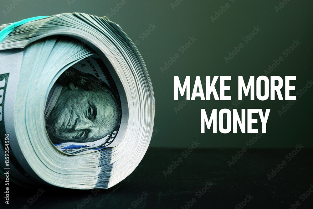 Make more money and Cash flow statement is shown using the text and ...