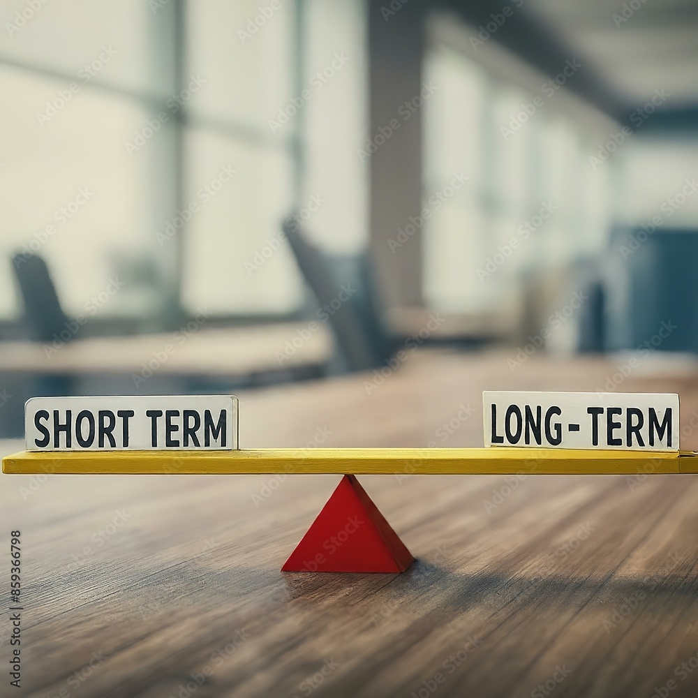 Seesaw Balancing Profit Margin and Markup (Business Concept) | Download ...