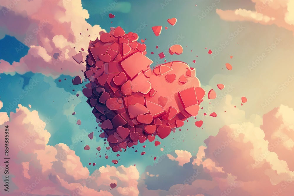 broken heart background, Beautiful Broken Heart Backgrounds for Your ...