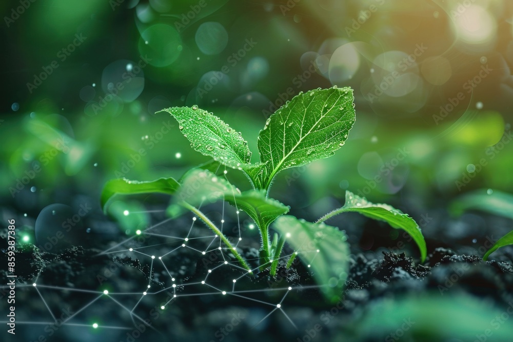 Realistic depiction of AI aiding in plant science research, optimizing ... Realistic depiction of AI aiding in plant science research, optimizing ...